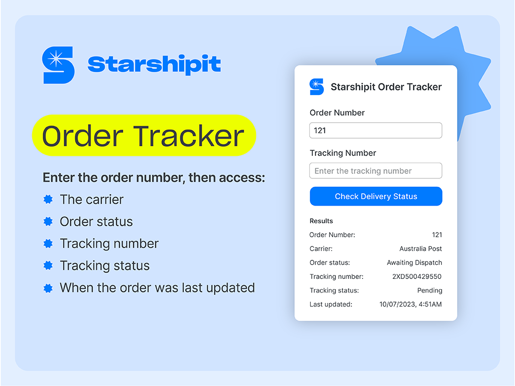 Starshipit Order Tracker App Integration with Zendesk Support